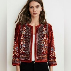 Ruby Yaya | Jackets & Coats | Nwt Ruby Yaya Red Velvet Multicolor ...